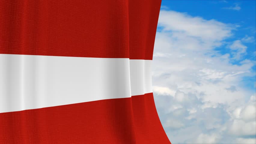 Latvian Flag Waving Against Time-lapse Clouds Background Stock Footage Video 3016162 | Shutterstock
