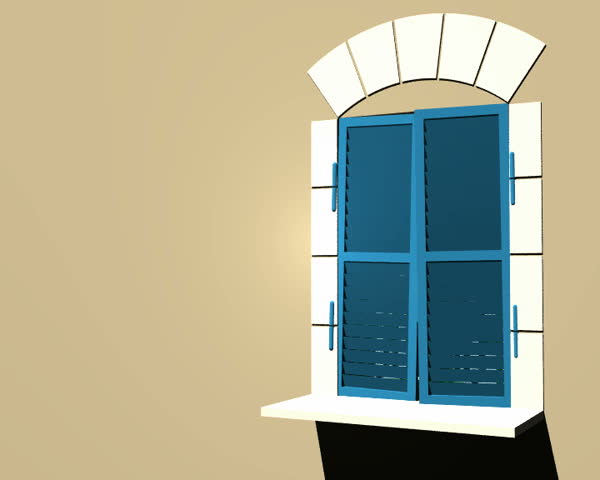 Windows Blinds Opening (animation) Stock Footage Video (100% Royalty ...