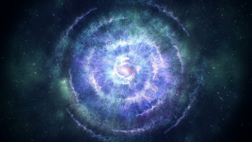 Rotating Spiral Galaxy In Space. Stock Footage Video 7059772 | Shutterstock