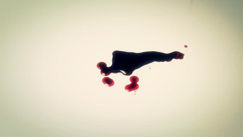 A Pool Of Blood On The Floor. Blood Drips Stock Footage Video 7063390 ...