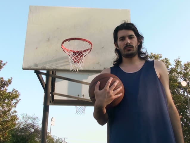Stock video of basketball player pose and layup - | 742807 | Shutterstock