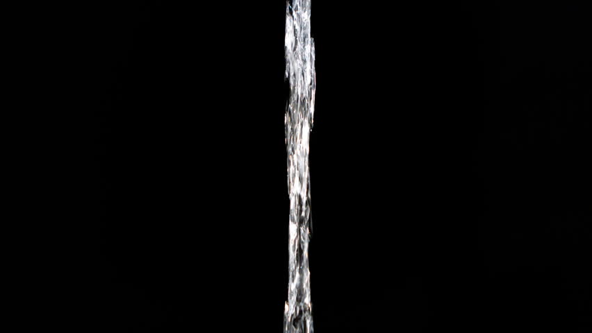 Flowing Water Stream In Alpha Matte Stock Footage Video 11434016 ...