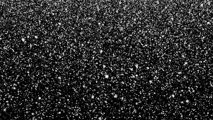 This Is Realistic Animation Of Detailed Small Snow Flakes On ...