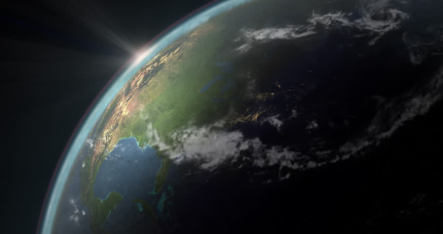 4k Animation of Earth, Featuring Stock Footage Video (100% Royalty-free ...
