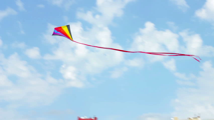 Kite in the Air Stock Footage Video (100% Royalty-free) 7897417 ...