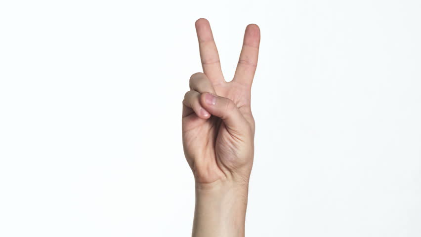 V Sign Stock Footage Video | Shutterstock