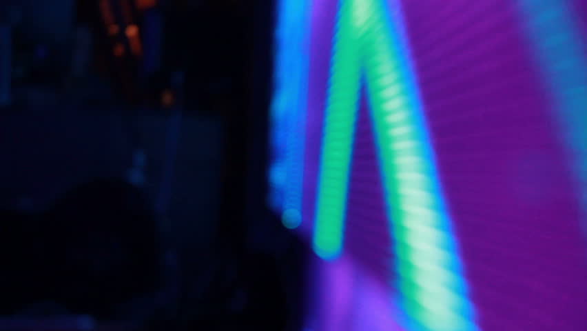 Backstage: Lights of the Led Stock Footage Video (100% Royalty-free ...