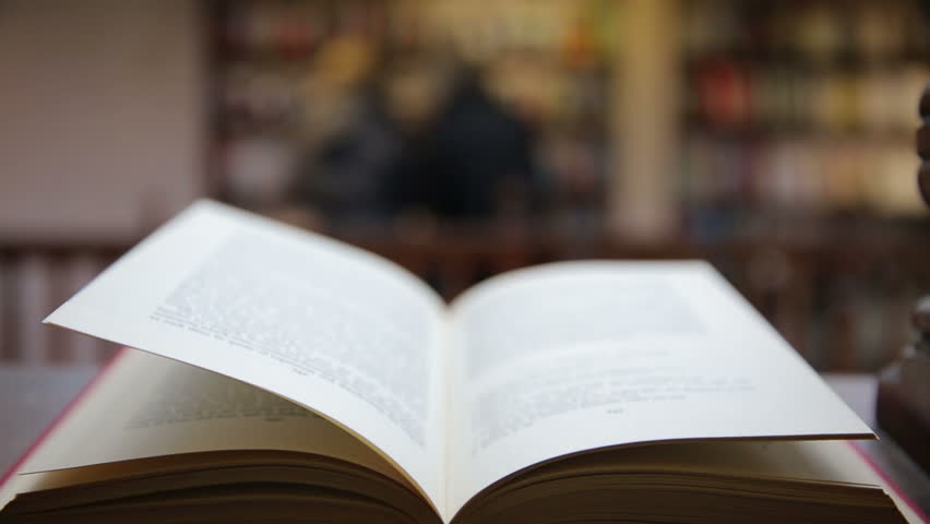 Open Book Lying Open On Stock Footage Video (100% Royalty-free) 8580247 ...