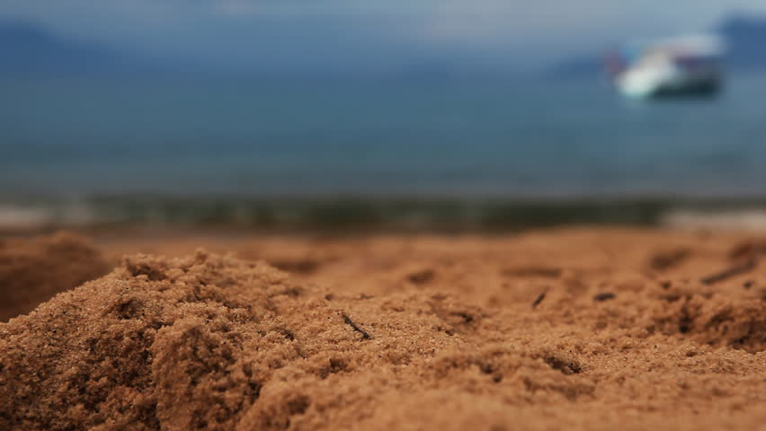 Close up of Sand and Stock Footage Video (100% Royalty-free) 860407 ...