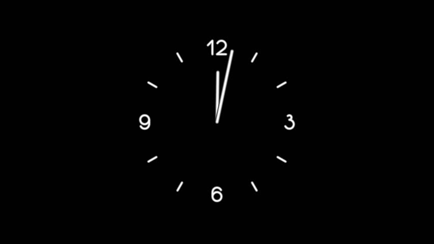 Clock Time Lapse 4K (3840x2160 12s 30Fps) Stock Footage Video 8735908 ...