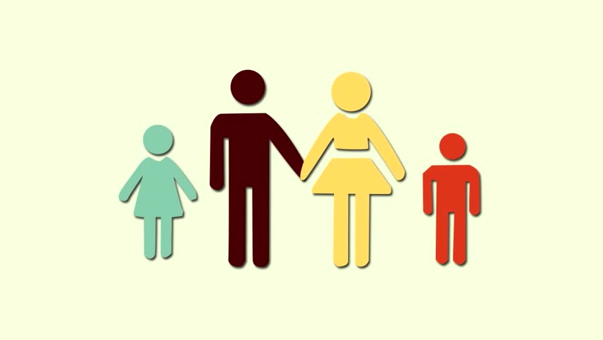 Family Icon Design, Video Animation HD1080 Stock Footage Video 12993005 ...