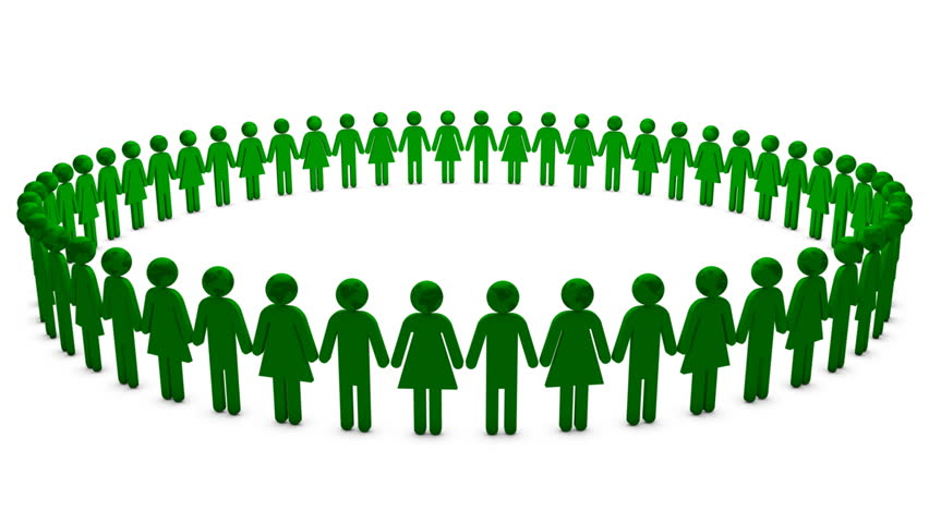 Ring Of People Holding Hands Human Resources Stock Footage Video 866566 ...