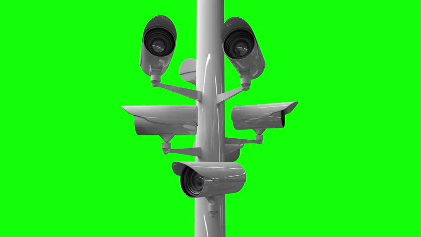 Digital Animation of Cctv Cameras Stock Footage Video (100% Royalty ...