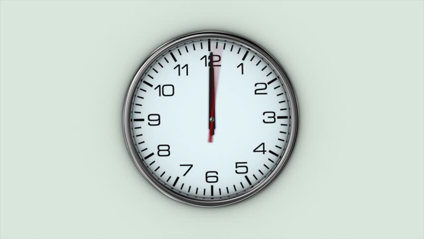 Passing Of Time. Hands Holding Fast Turning Clock. Saturated Grading ...