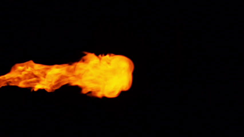 Animated Realistic Stream Of Fire Like Flamethrower Shot Or Fire ...