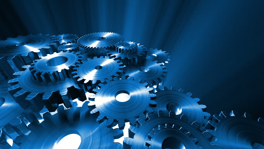 Animated Cogs Rotating, Alpha, Loop Stock Footage Video 966445 ...