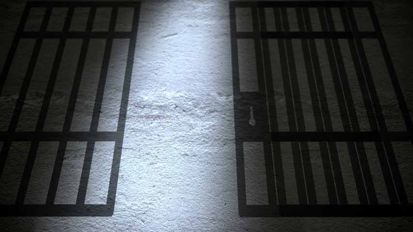 Jail Cells Shadows On the Stock Footage Video (100% Royalty-free ...