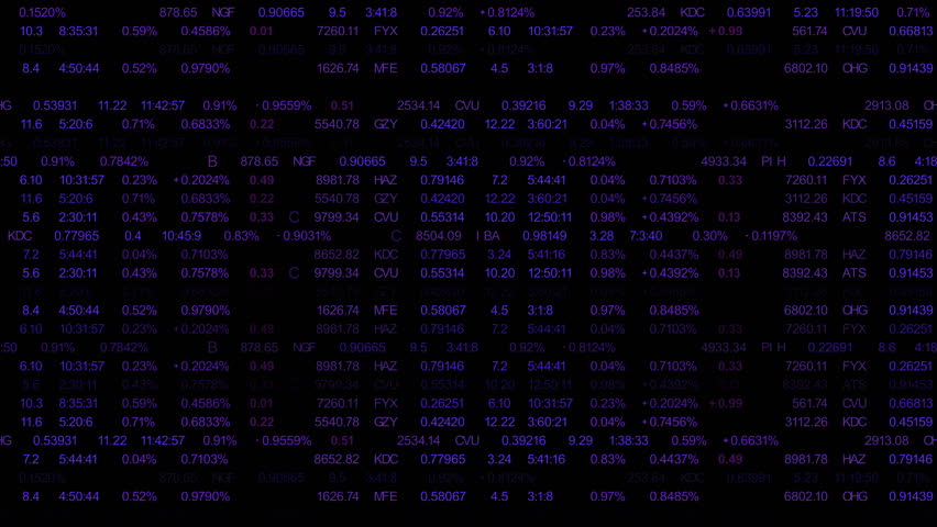 Animated Background Of Moving Binary Code Numbers You Can Find Loop Point In The Middle Of Clip 
