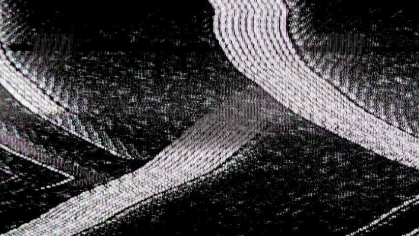 Stock video of televison distortion and interference | 982447 ...
